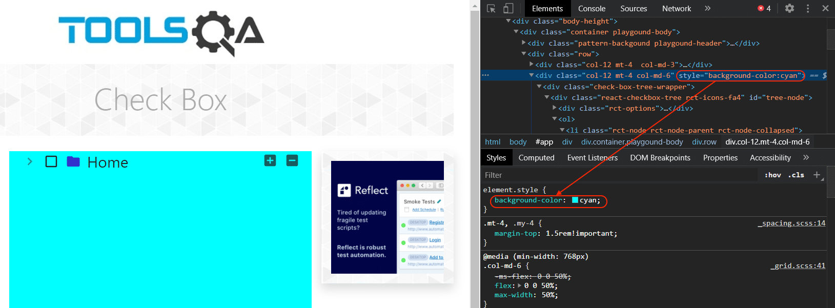 How to Inspect Elements in Chrome, Firefox and IE using Web Inspector